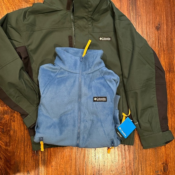 Columbia | Jackets & Coats | Nwt Columbia Mens Green Field Roc Bugaboo ...